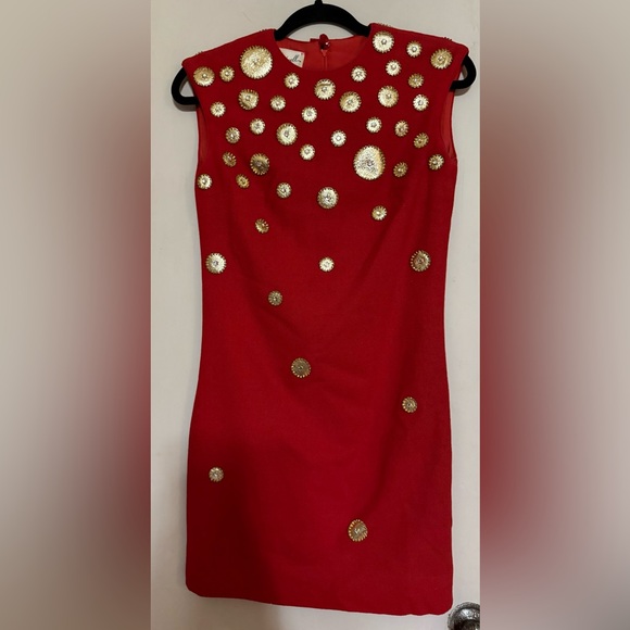Blackwell | Dresses | Vintage Elegant Red Mr Blackwell Cocktail Dress ...